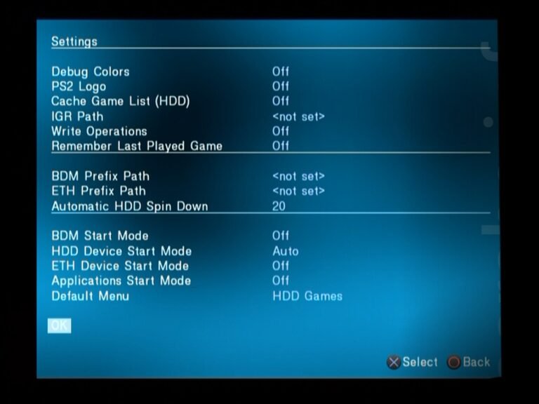 Installing and configuring the PlayStation 2 OPL (Open PS2 Loader ...
