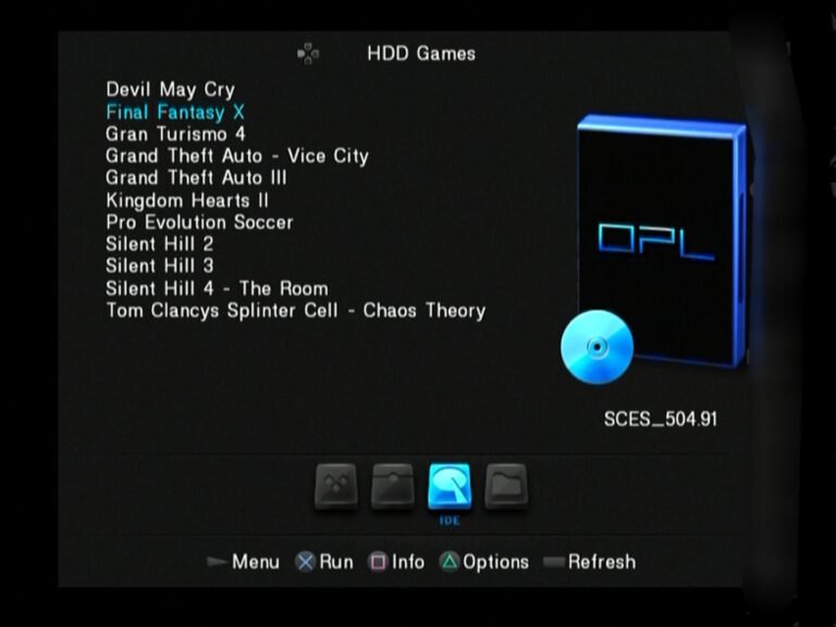 Installing and configuring the PlayStation 2 OPL (Open PS2 Loader ...